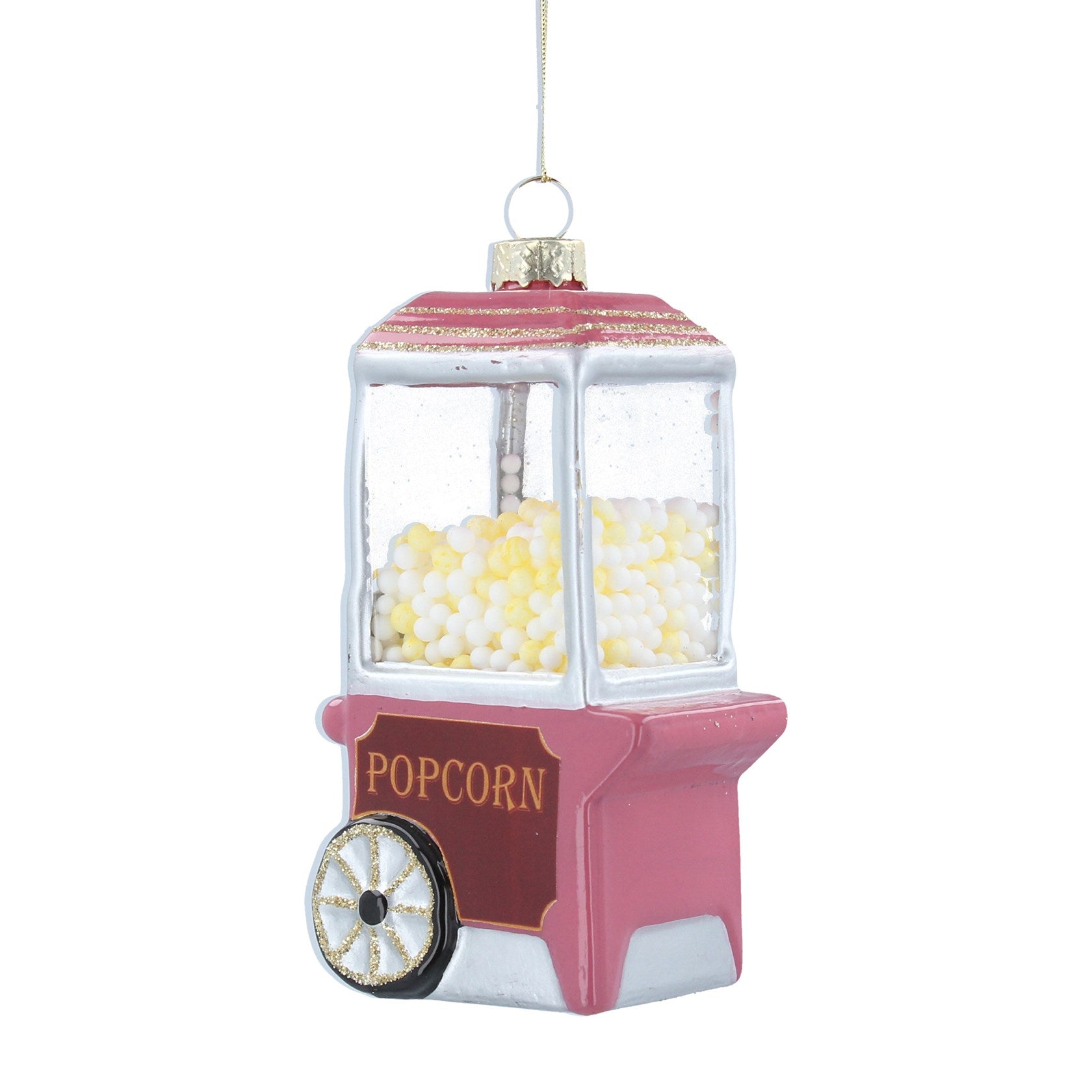 Collecting Seashells | Christmas Decor | Glass Dec 10cm - Pink Popcorn ...