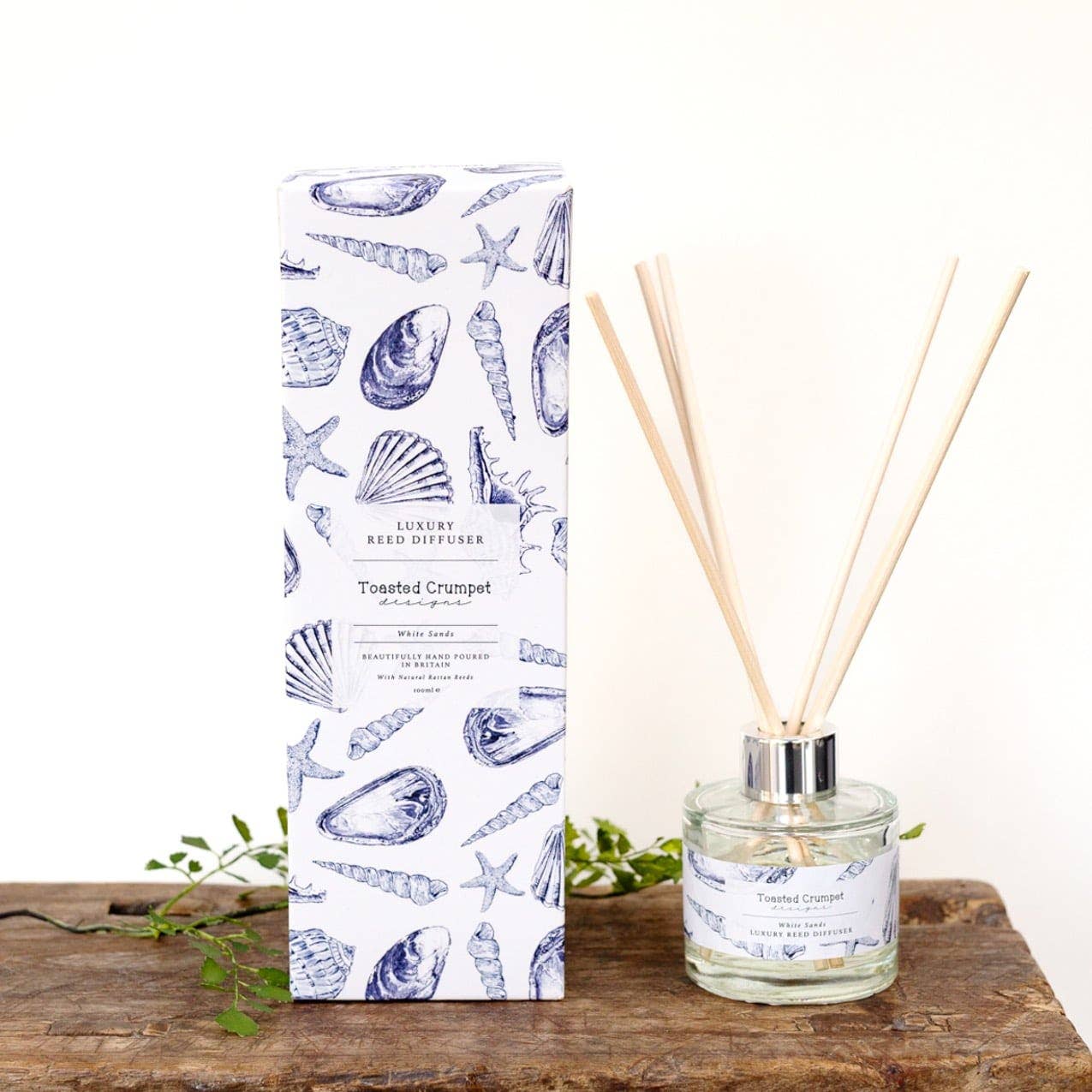 Luxury Reed Diffuser - White Sands – Collecting Seashells