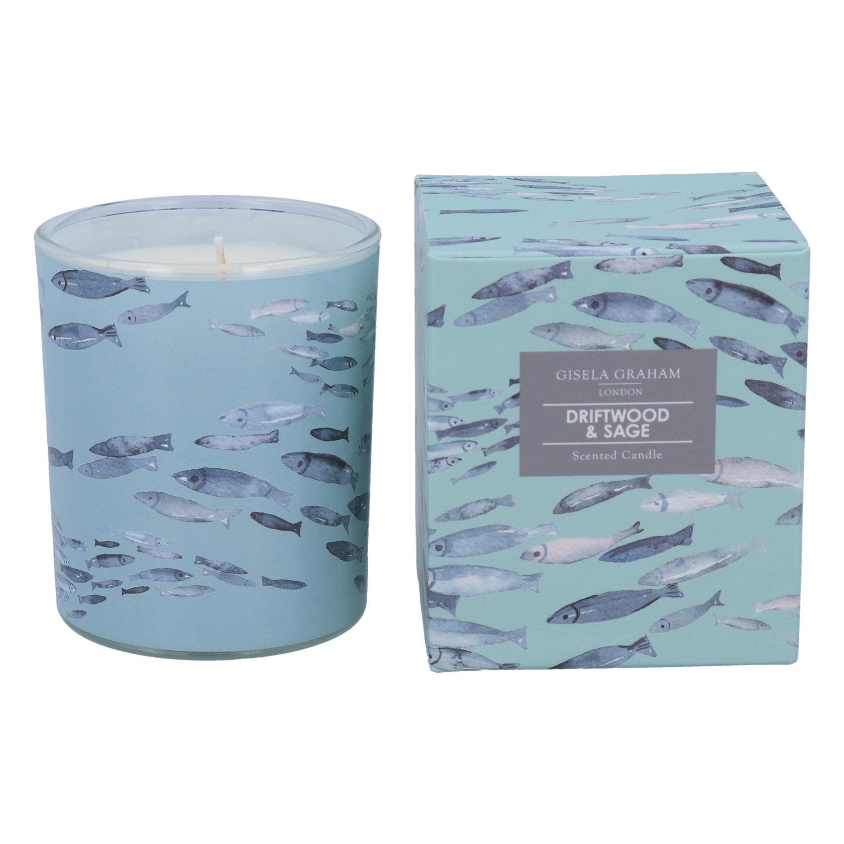 Collecting Seashells | Gorgeous Home Decor | Boxed Candle - Shoal of Fish