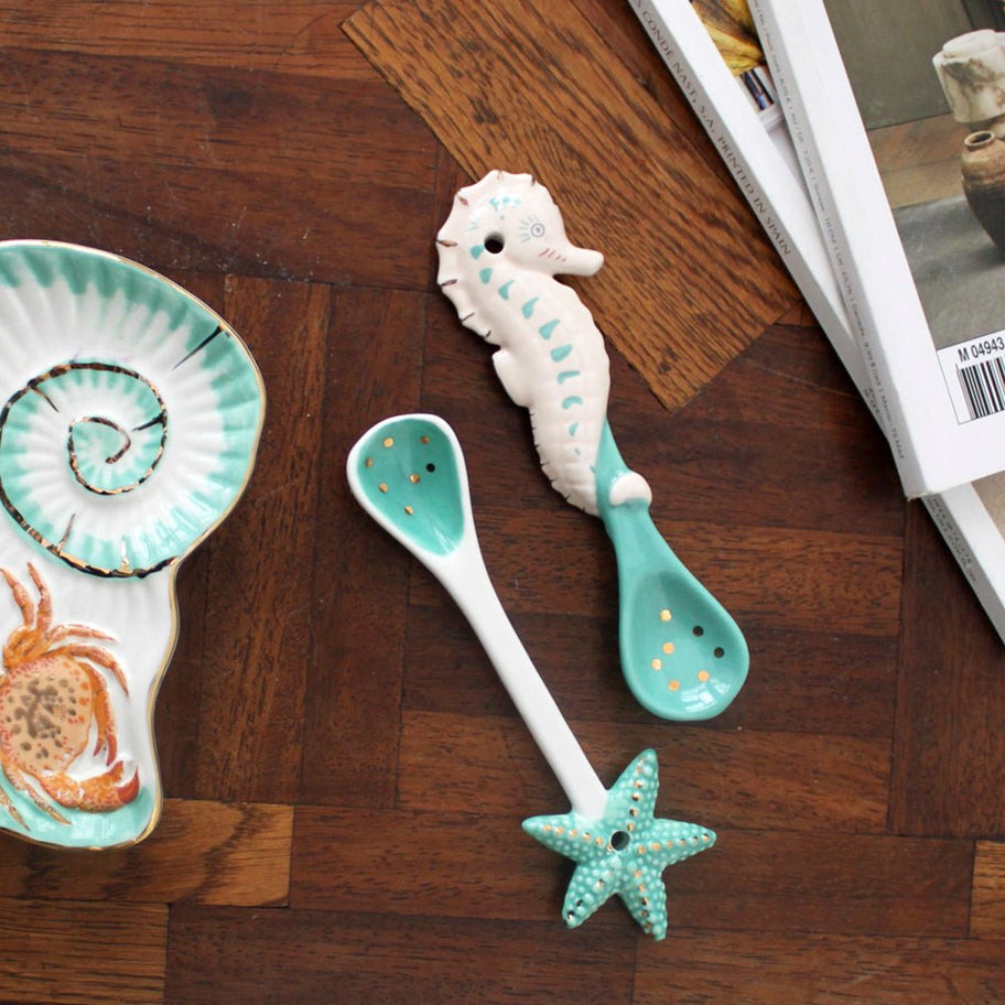 Collecting Seashells | Gorgeous Home Decor | Spoons - Seahorse & Starfish